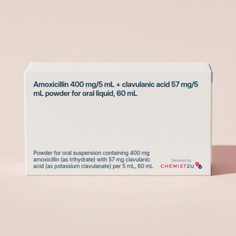 Augmentin Duo 400 - amoxicillin 400 mg/5 mL + clavulanic acid 57 mg/5 ...