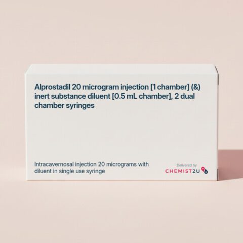 Caverject Impulse - alprostadil 20 microgram injection [1 chamber ...